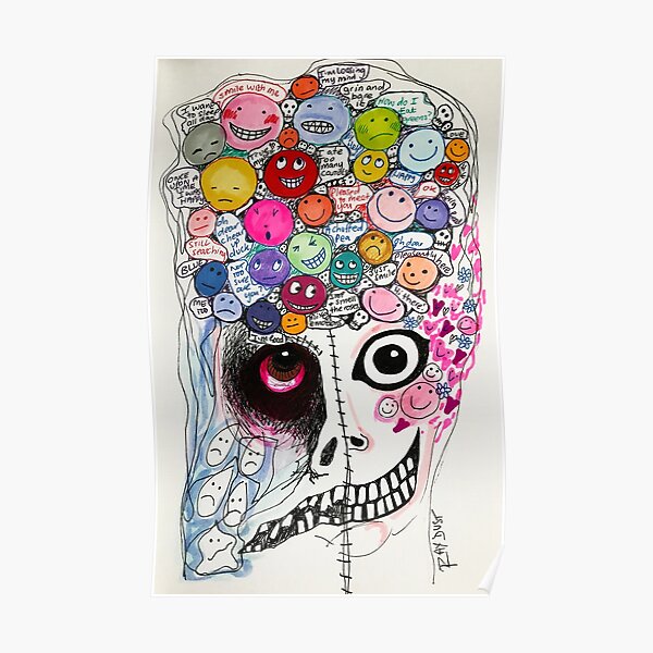 "Mixed Emotions" Poster for Sale by RayDust | Redbubble