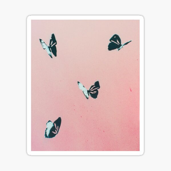 "Flutter" Sticker by kristennorman | Redbubble
