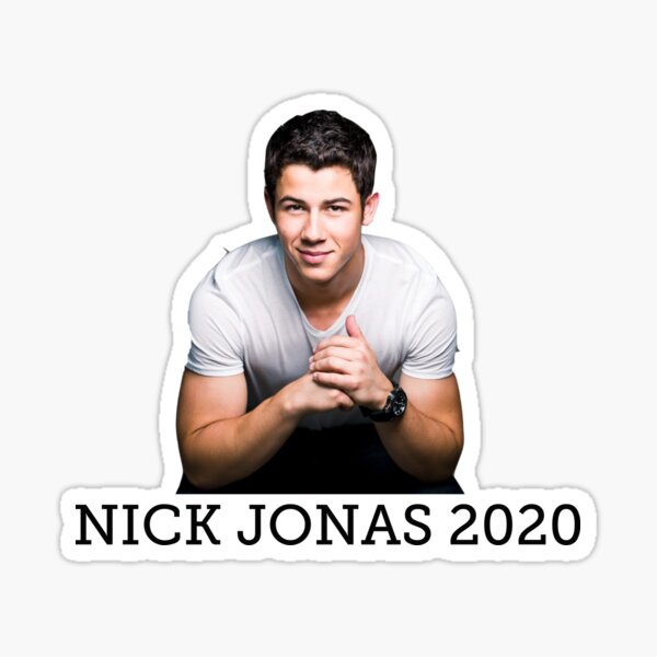 "Nick Jonas 2020" Sticker for Sale by emilywerfel | Redbubble