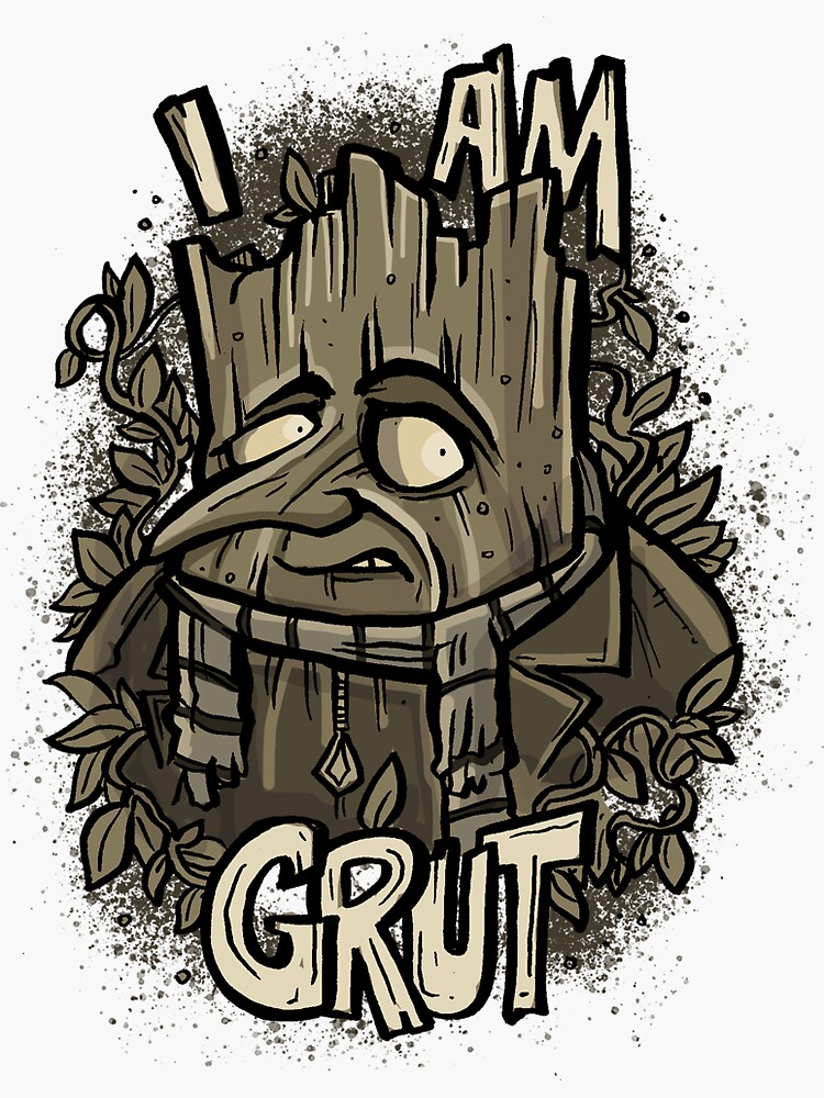 "I Am Grut" Sticker for Sale by RichNairn | Redbubble