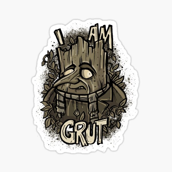 "I Am Grut" Sticker for Sale by RichNairn | Redbubble
