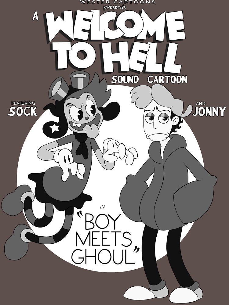 "W2H - Rubber Hose Cartoon" T-shirt for Sale by real-faker | Redbubble ...