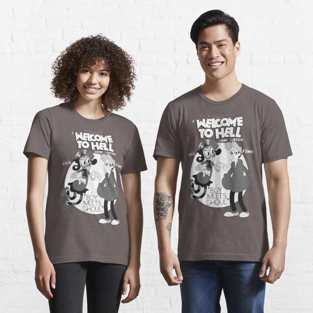 "W2H - Rubber Hose Cartoon" T-shirt for Sale by real-faker | Redbubble ...
