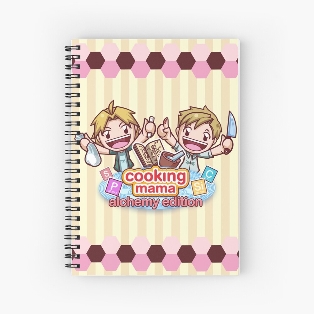 "Cooking Mama - Alchemy Edition" Spiral Notebook by Humming-fly | Redbubble