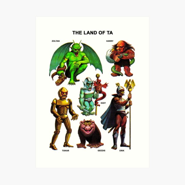 "Land of Ta Sticker Sheet" Art Print for Sale by jenkem69 | Redbubble