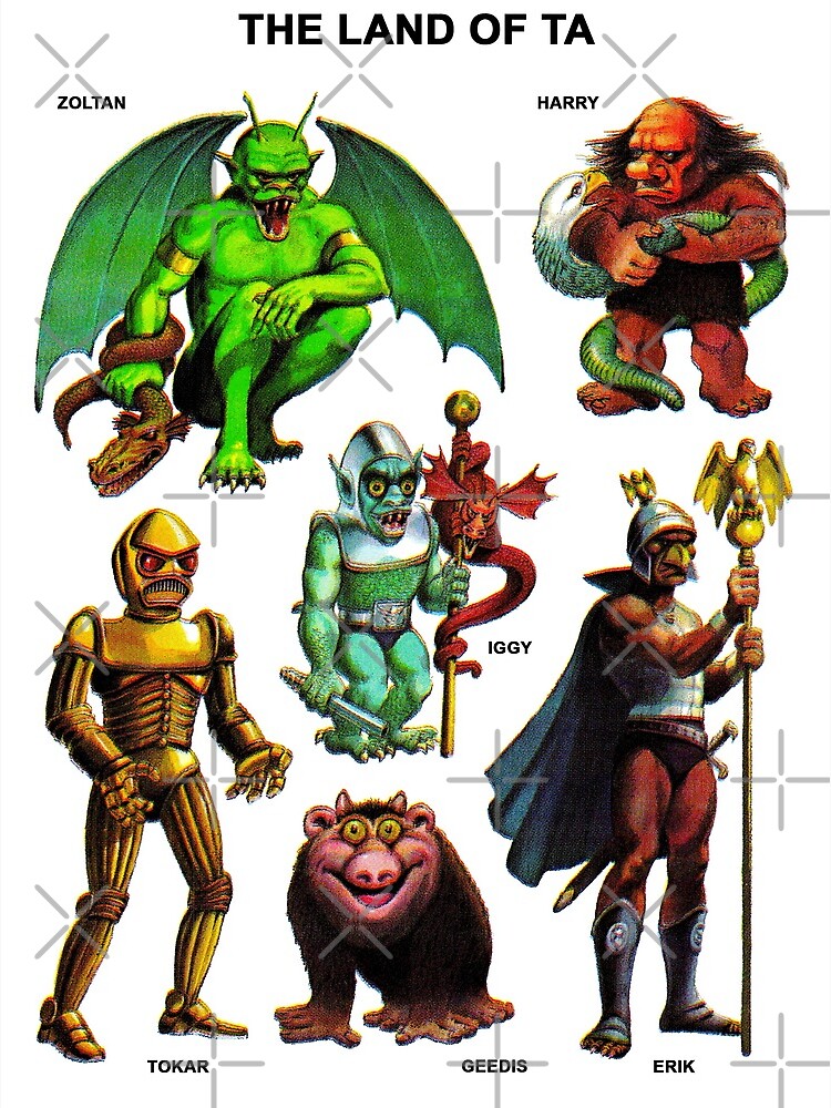 "Land of Ta Sticker Sheet" Art Print for Sale by jenkem69 | Redbubble