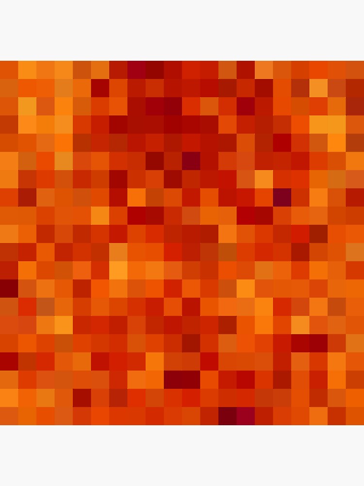 "Pixelated Magma Block" Sticker by Dator | Redbubble