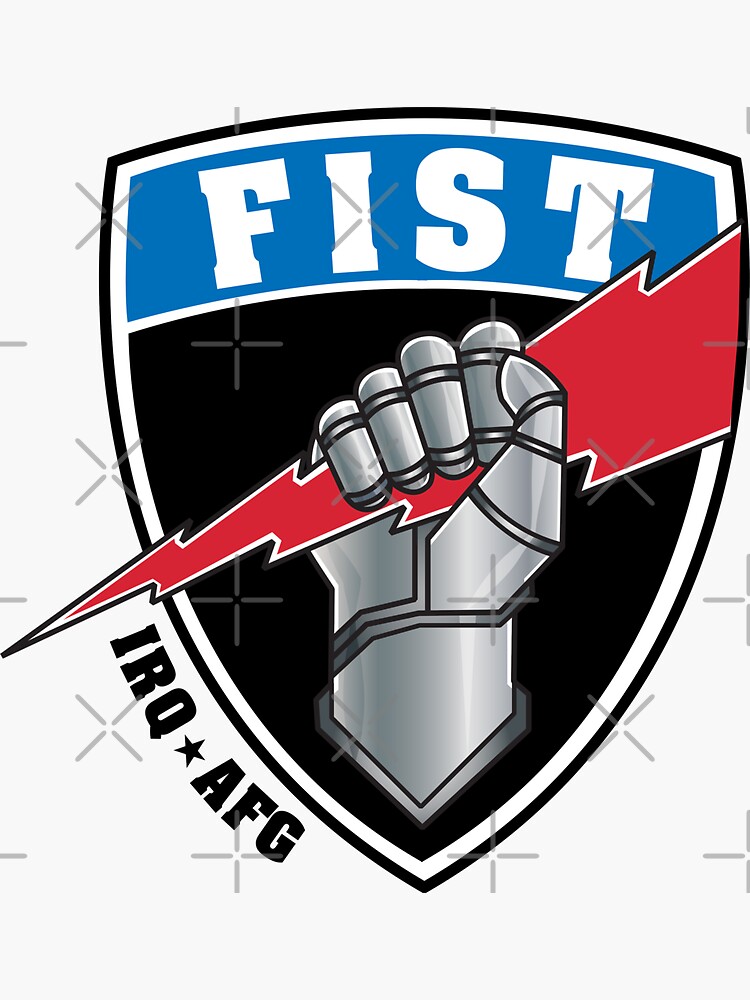 "FIST" Sticker for Sale by jordanlbender | Redbubble