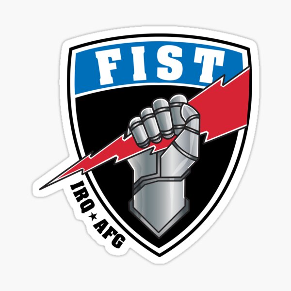 "FIST" Sticker for Sale by jordanlbender | Redbubble