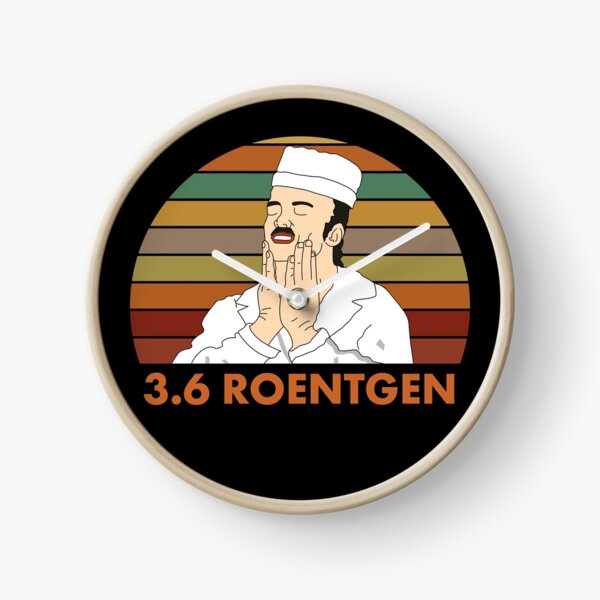 "RBMK 3.6 Roentgen Chernobyl Nuclear Reactor Feel Good Meme" Clock for ...