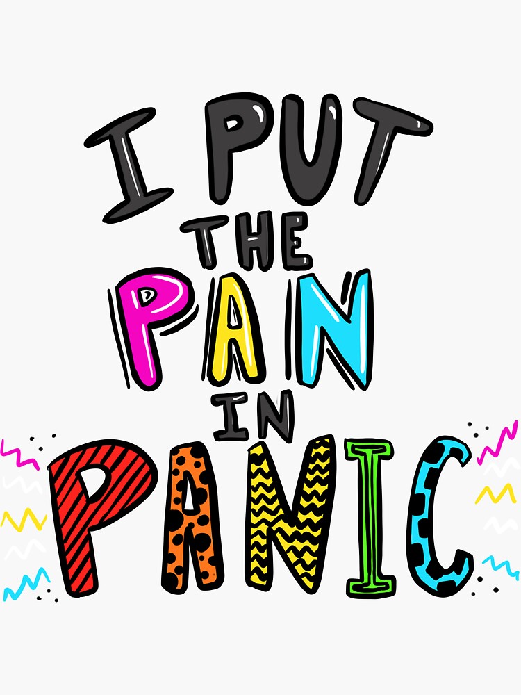"Pan pride " Sticker for Sale by Bukkitbrown | Redbubble