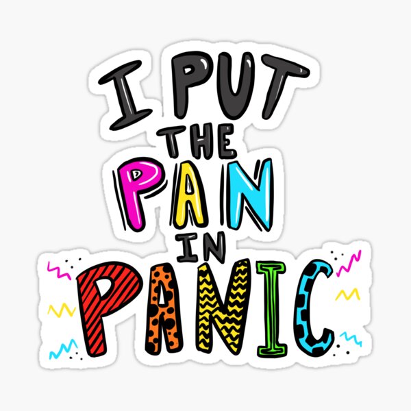 "Pan pride " Sticker for Sale by Bukkitbrown | Redbubble