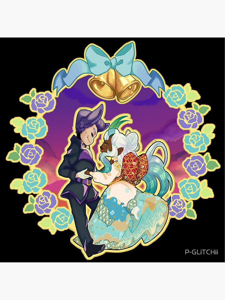 "Happy Wedding: Gabriel x Jubilee" Sticker by P-GLiTCHii | Redbubble