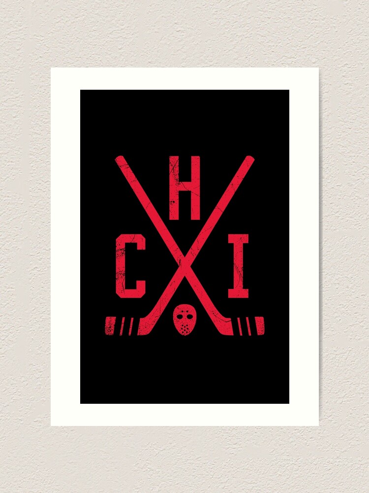 "CHI Retro Sticks - Black" Art Print by SaturdayACD | Redbubble