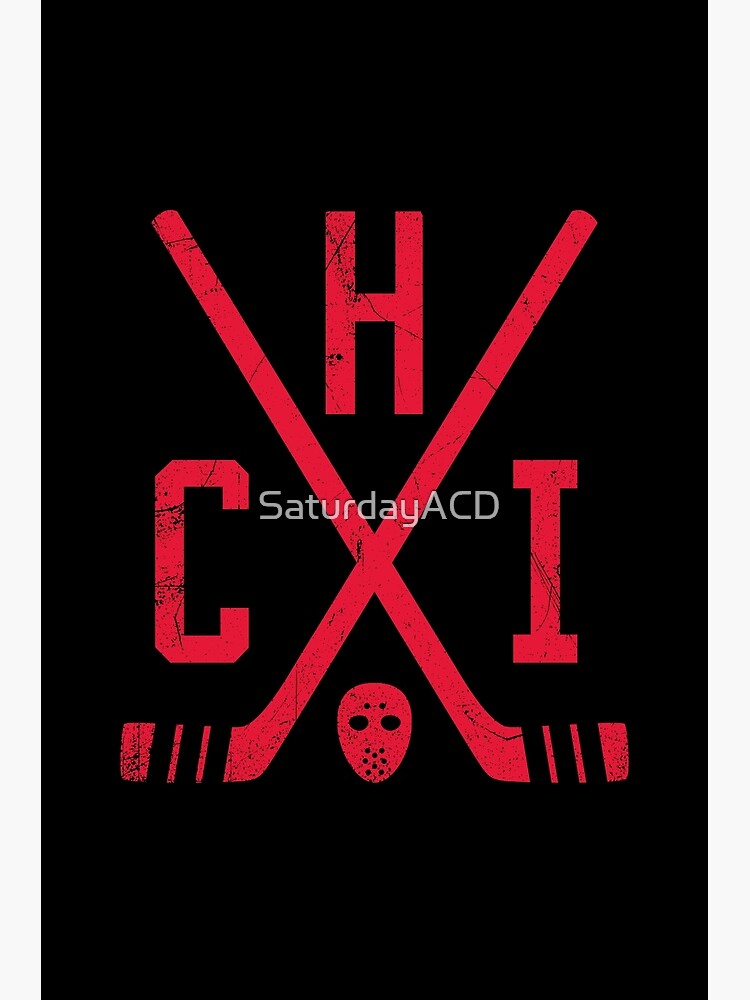 "CHI Retro Sticks - Black" Art Print by SaturdayACD | Redbubble