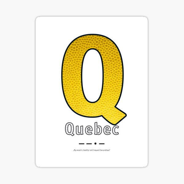 "Quebec - Navy Alphabet - Leather" Sticker for Sale by Art-Frankenberg ...