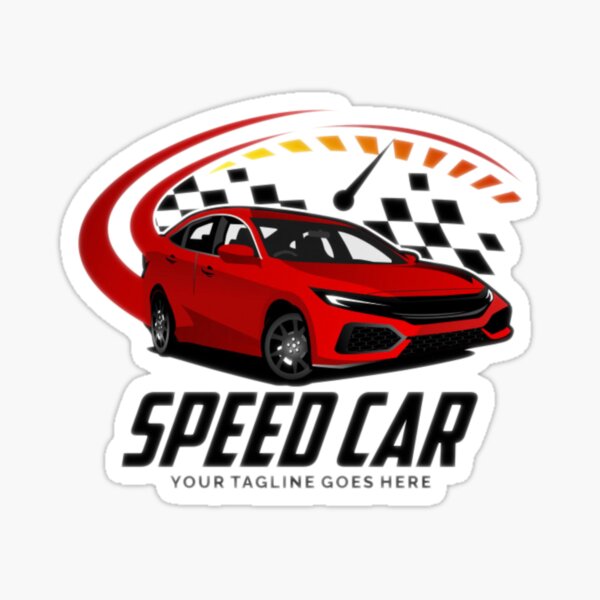 "Speedy Tagline" Sticker for Sale by iamdesigns14 | Redbubble