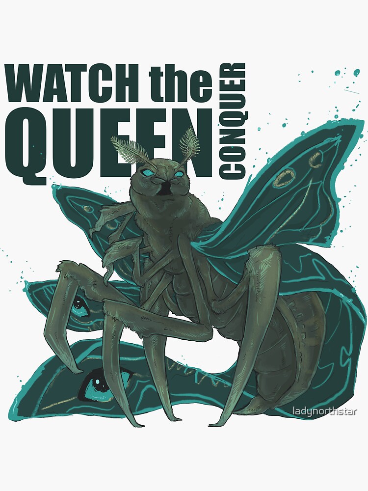 "Watch The Queen Conquer" Sticker by ladynorthstar | Redbubble