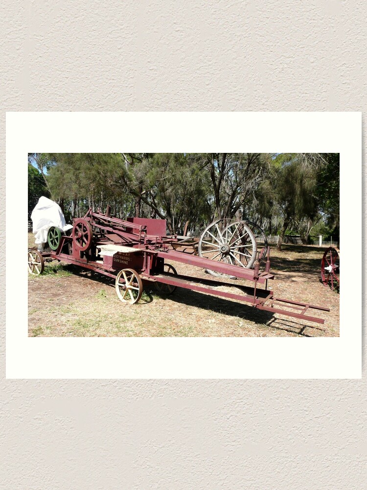 "Old hay baler" Art Print for Sale by nettyand | Redbubble