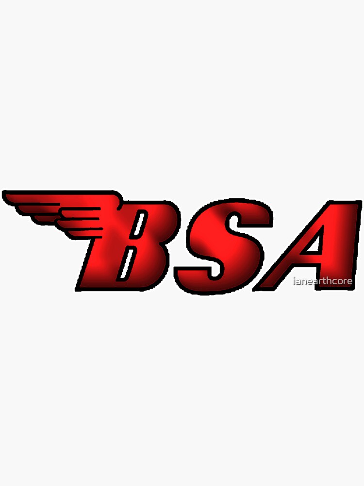 "BSA" Sticker for Sale by ian dyson | Redbubble