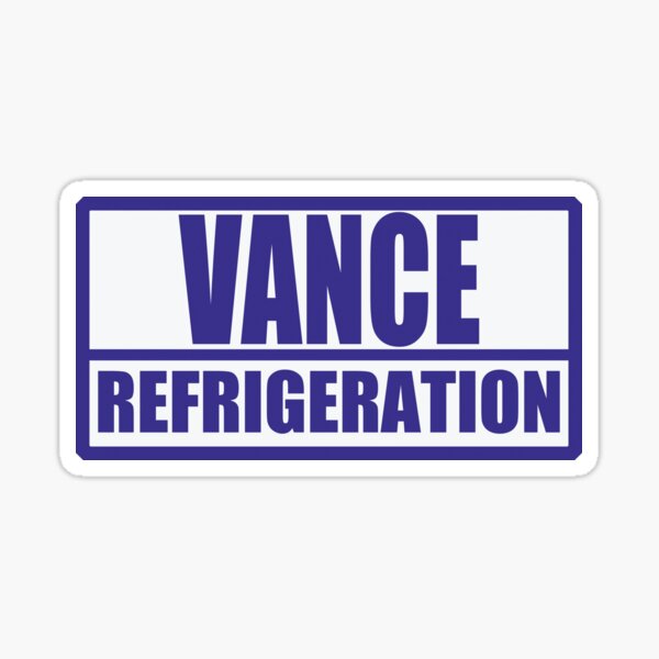 "Vance Refrigeration" Sticker for Sale by ToruandMidori | Redbubble