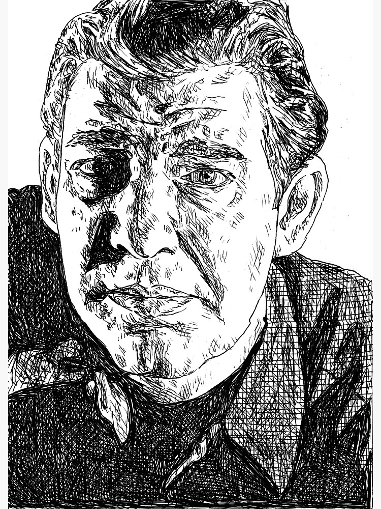 "Lon Chaney Jr Drawing - Horror Movie Star Series" Poster for Sale by ...