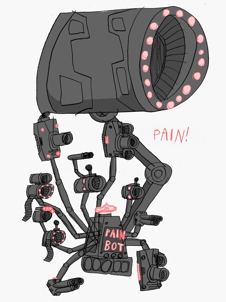 "Personal Helper Bot" Sticker by celandinestern | Redbubble