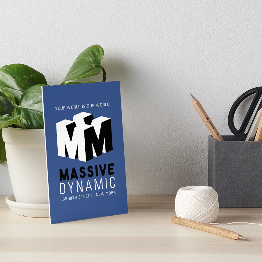 "Fringe Massive Dynamic Logo" Art Board Print by chrismick42 | Redbubble