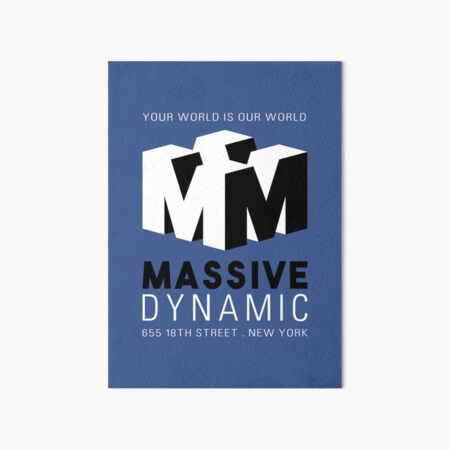 "Fringe Massive Dynamic Logo" Art Board Print by chrismick42 | Redbubble