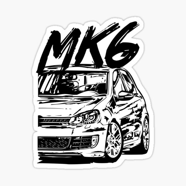 Golf Mk6 Stickers | Redbubble