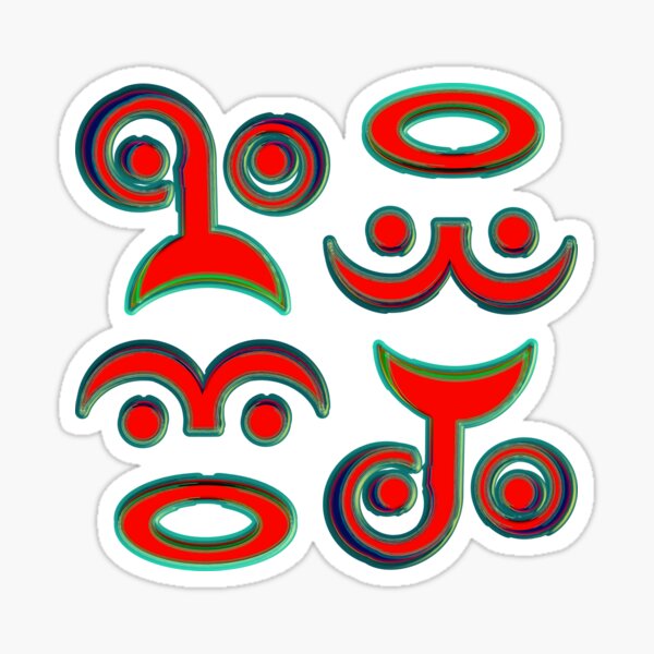 "Spirit Face Gang" Sticker for Sale by McLiz | Redbubble