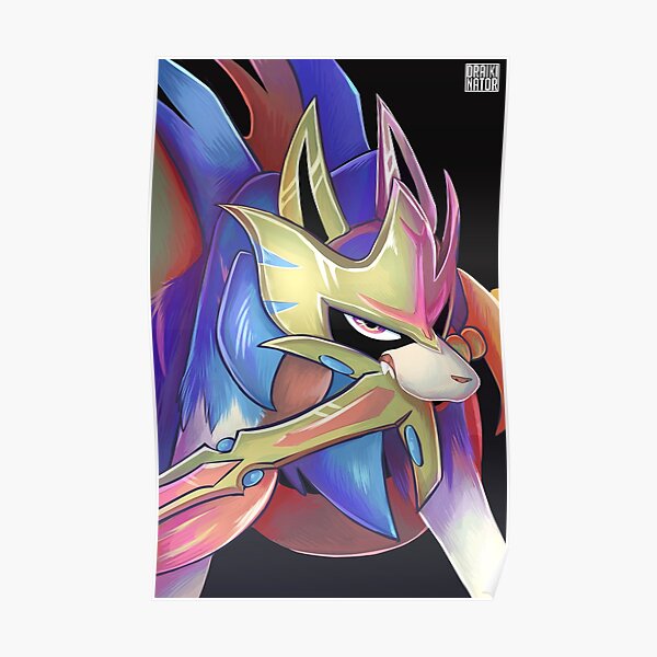 "Zacian" Poster for Sale by Draikinator | Redbubble