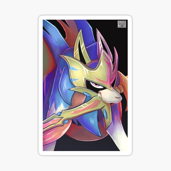 "Zacian" Sticker by Draikinator | Redbubble