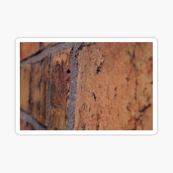 "Simple brickwork" Sticker for Sale by VjayG | Redbubble