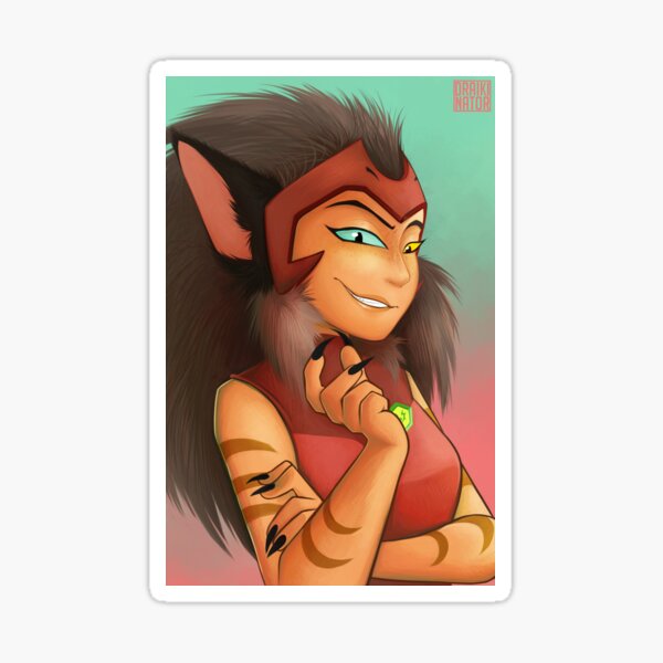 "Catra" Sticker by Draikinator | Redbubble