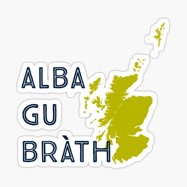 "Alba gu brath Schottland für immer" Sticker von Simple-Arts | Redbubble