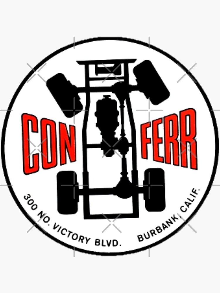 "Con-Ferr Large" Sticker for Sale by JohnnyToyoda | Redbubble