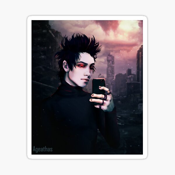 "E" Sticker for Sale by Ageathas | Redbubble