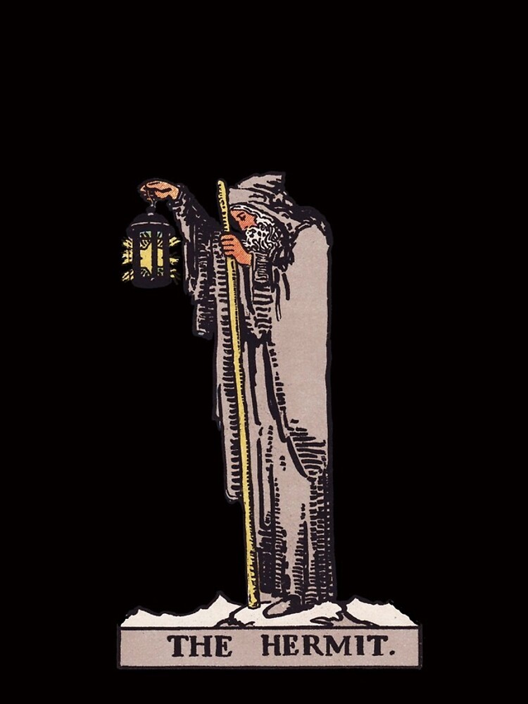 "Tarot Card : The Hermit" iPhone Case for Sale by tarotcarddesign ...