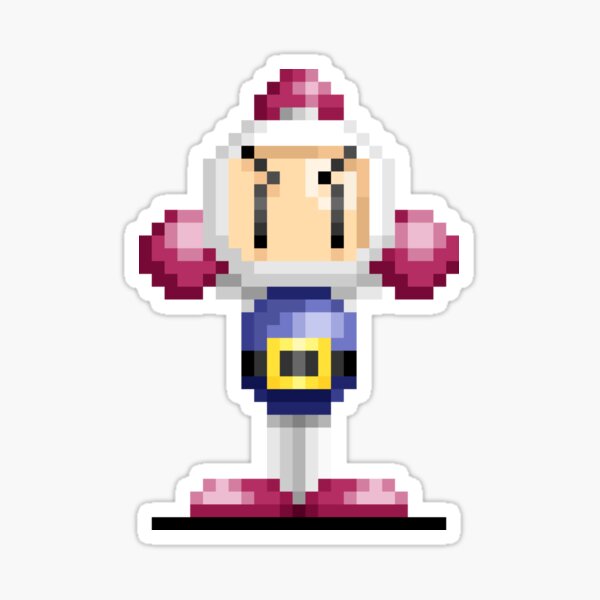"Pixel Bomberman" Sticker by Rilly579 | Redbubble