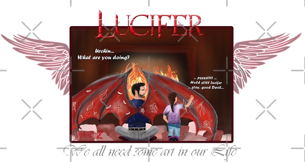 "Lucifer and Trixie" by Skydevil1985 | Redbubble