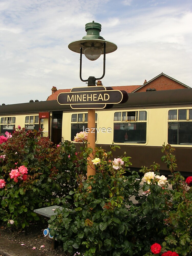 "Minehead Railway Station" Sticker by lezvee | Redbubble