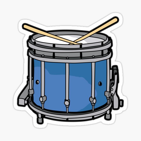 "MARCHING DRUM Snare Drum Player" Sticker by Moonpie90 | Redbubble