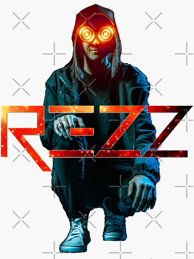 "REZZ" Sticker for Sale by e-jo3 | Redbubble