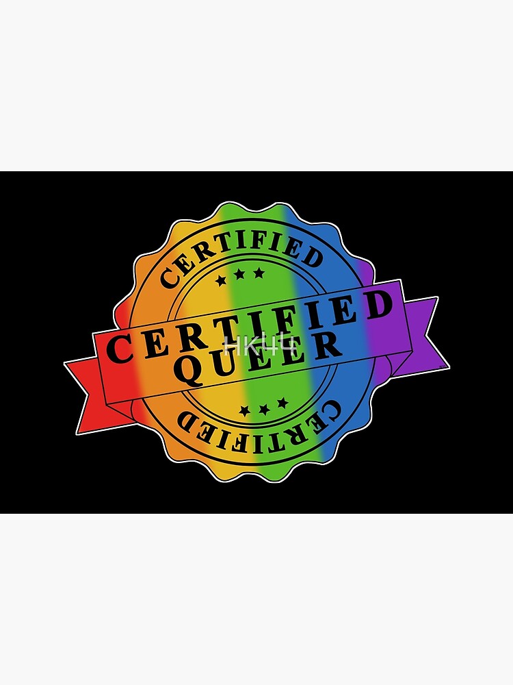 "Certified Queer" Bath Mat for Sale by HK44 | Redbubble
