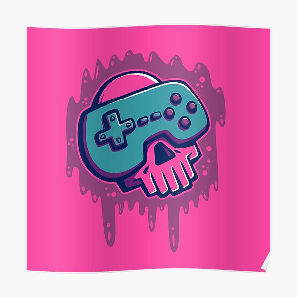"Gamer Gunk v2" Poster by strangethingsA | Redbubble