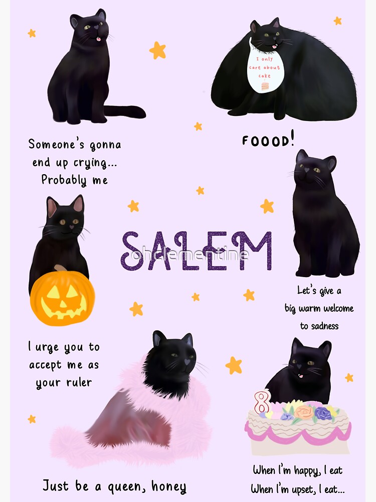 "Salem" Sticker for Sale by ohclementine | Redbubble