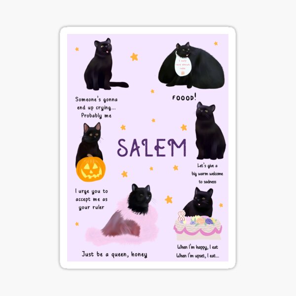 "Salem" Sticker for Sale by ohclementine | Redbubble