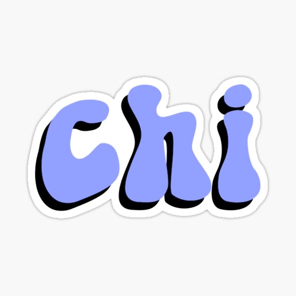"Chi" Sticker for Sale by abeljan | Redbubble