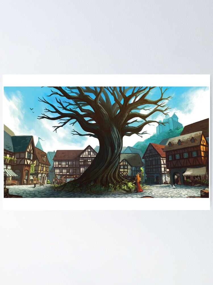 "Keyleth and the Sun Tree" Poster for Sale by astraltiger | Redbubble